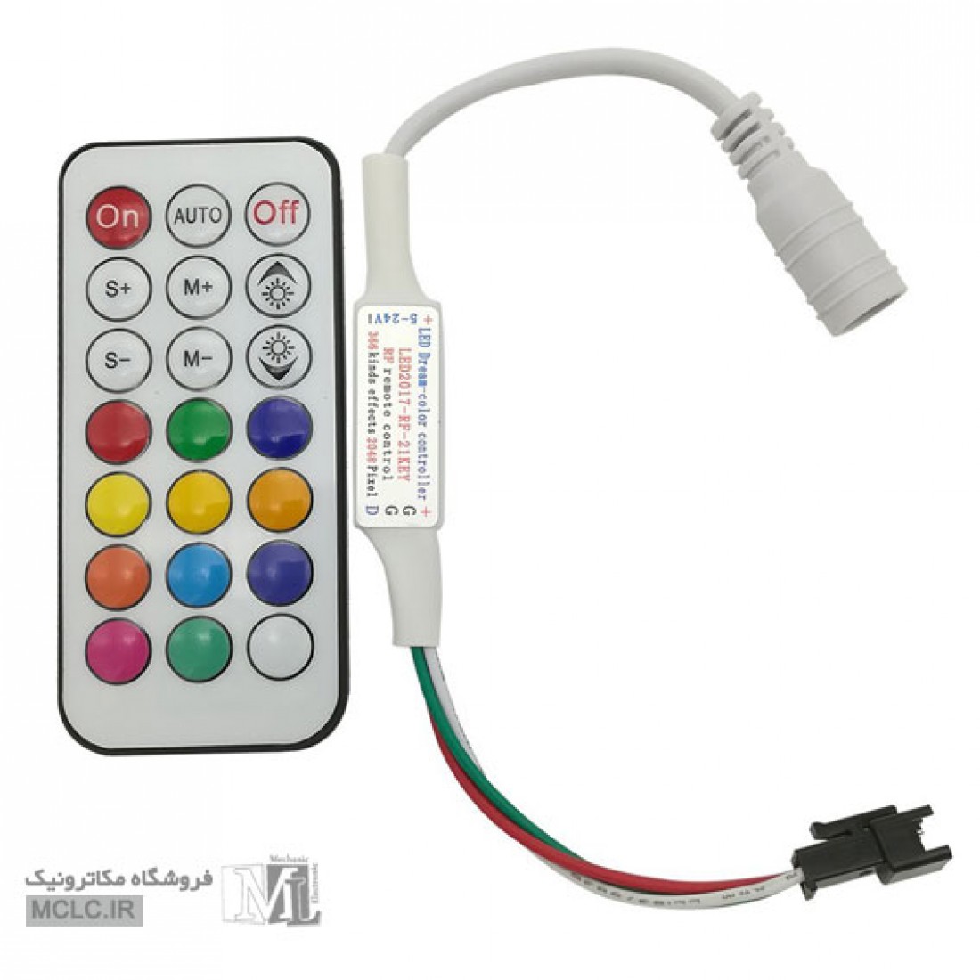 خرید | مشخصات | قیمت ریموت کنترل LED پیکسلی و درایور ال ای دی آر جی بی ...